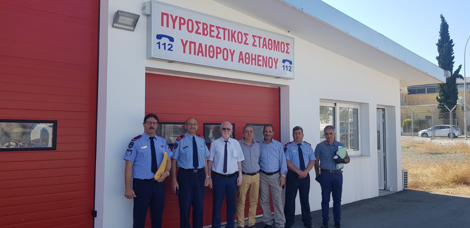 Παραδόθηκε ο Πυροσβεστικός Σταθμός Αθηένου (φώτο) - Larnakaonline.com.cy